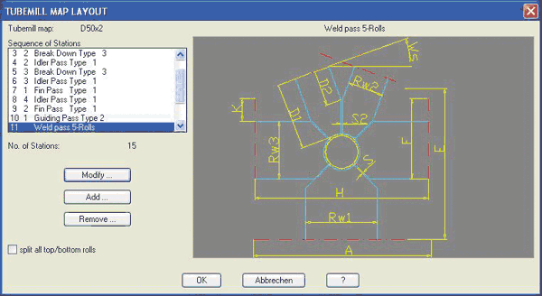 COPRA RollForm: линейная формовка Cage Forming